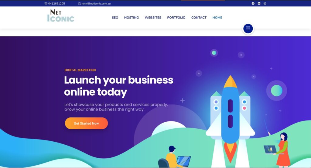 Net Iconic Website Upgrade - Net Iconic Digital Marketing