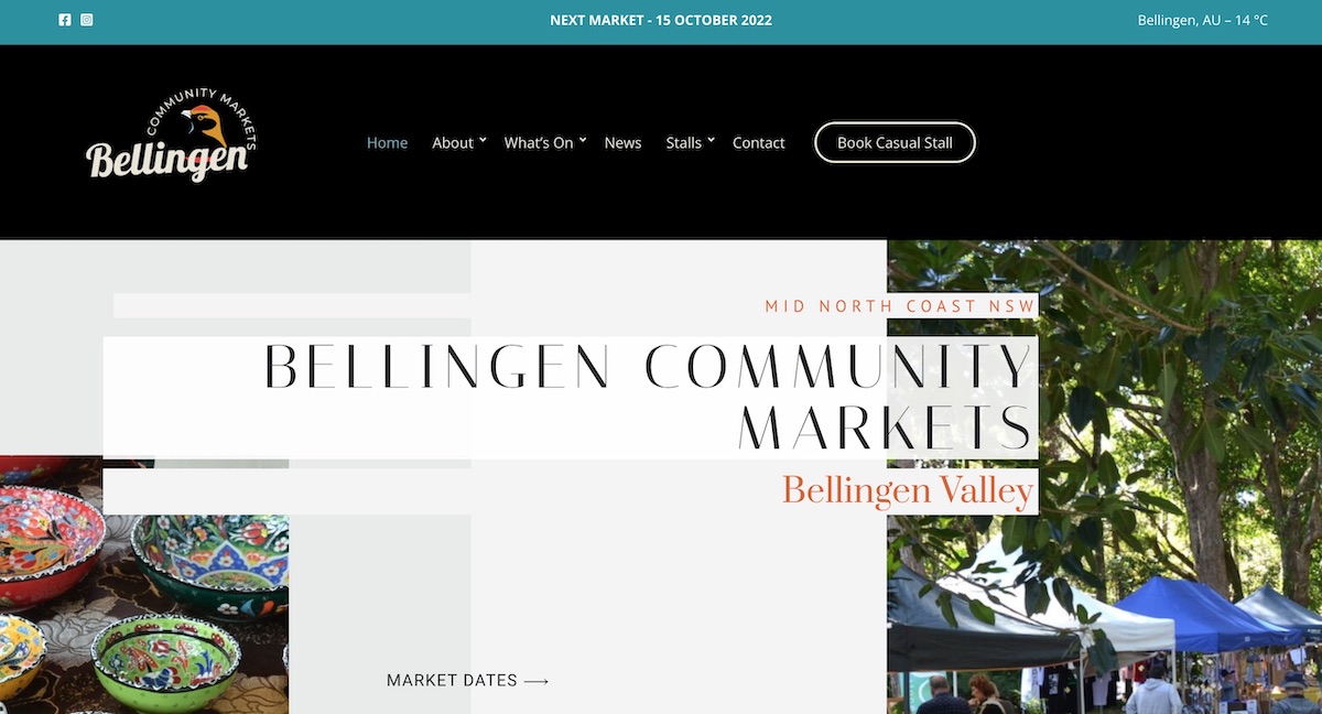 Bellingen Community Markets - Net Iconic Digital Marketing